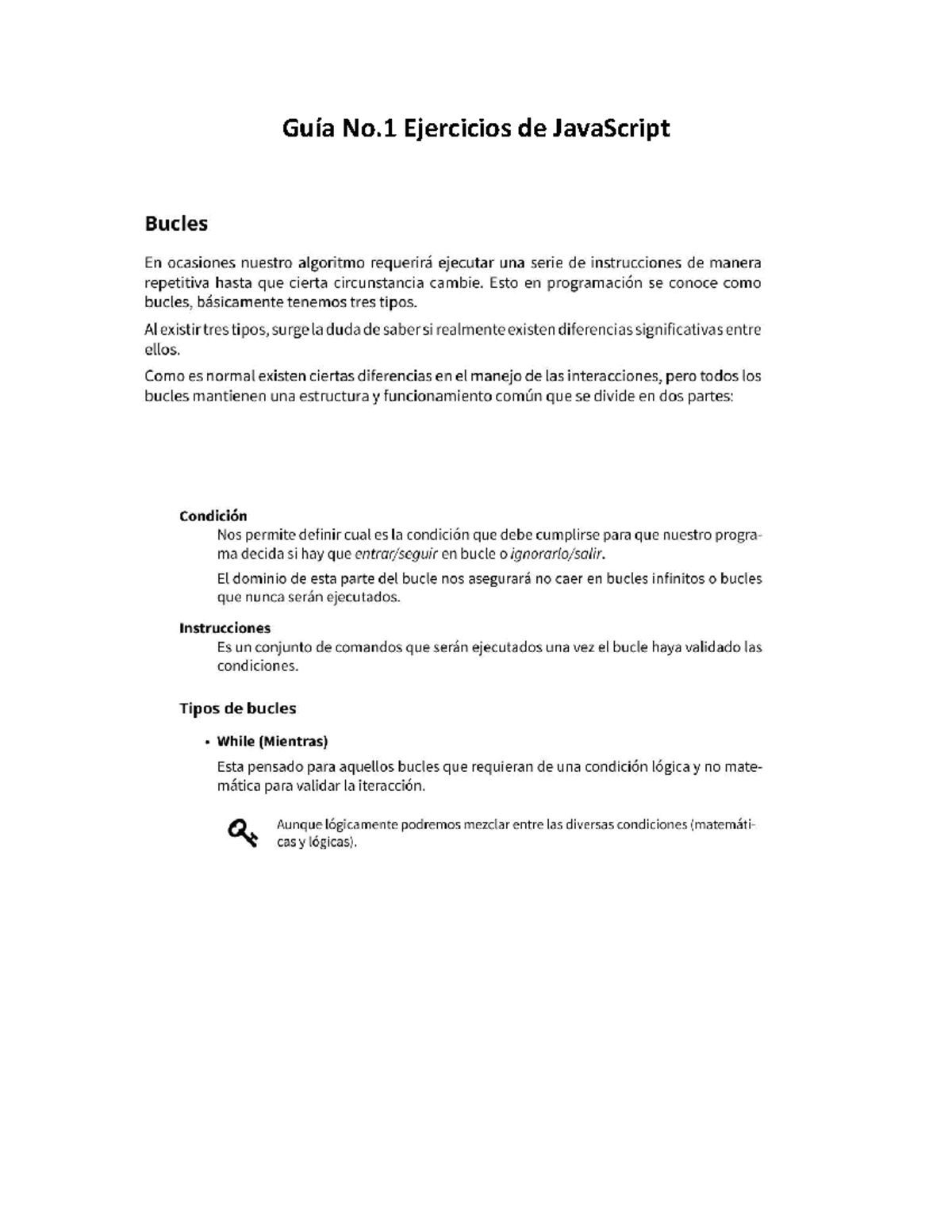 Guía No.1 Ejercicios de Java Script - Guía No Ejercicios de JavaScript ...