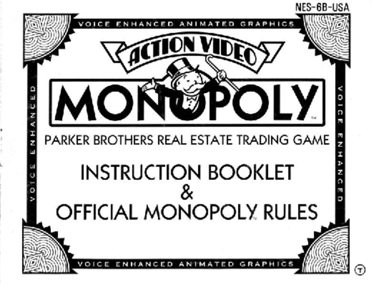 Monopoly NES Game Manual: Official Rules & Instructions - Studocu