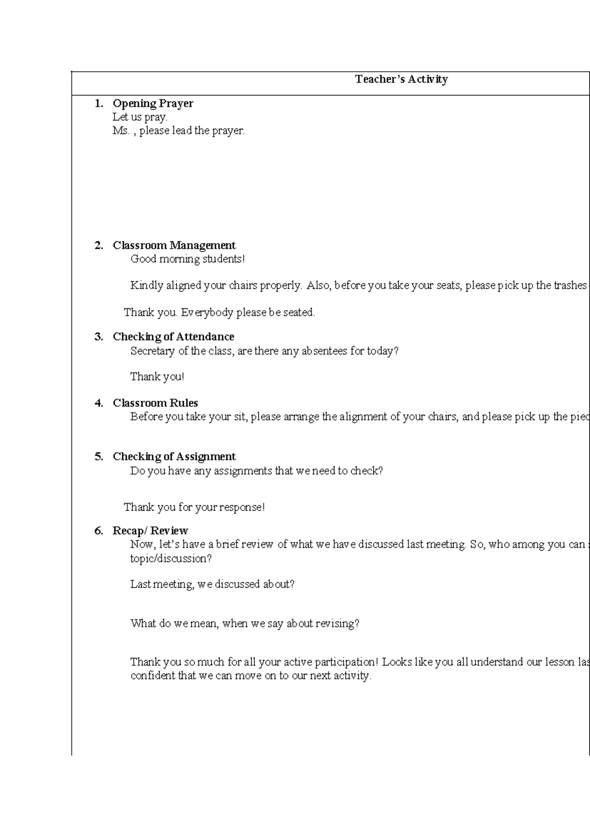 Detailed Lesson Plan on Editing (ENG 7) - Studocu