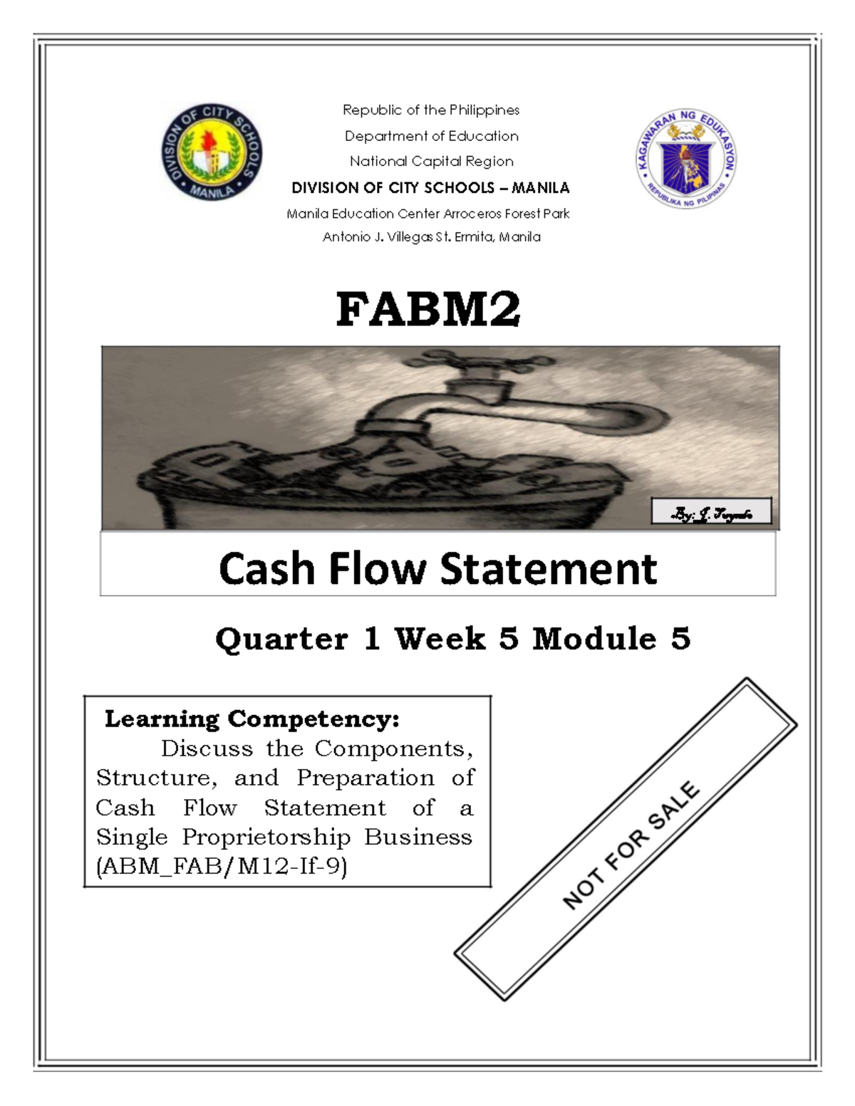 FABM2: Cash Flow Statement Learning Module for Q1 Week 5 - Studocu