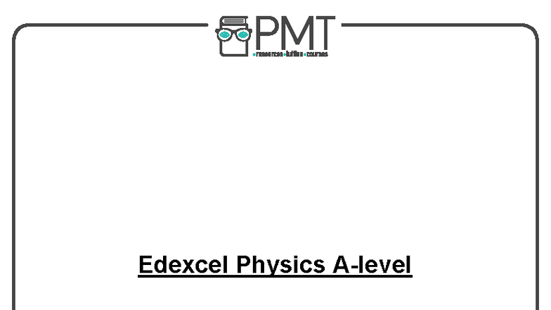Edexcel Physics A-Level: Topic 3 Electric Circuits Notes - Studocu