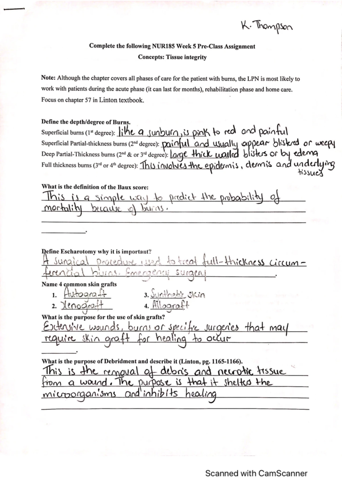 180 Week 5 - Homework Assignment and Study Guide - Studocu