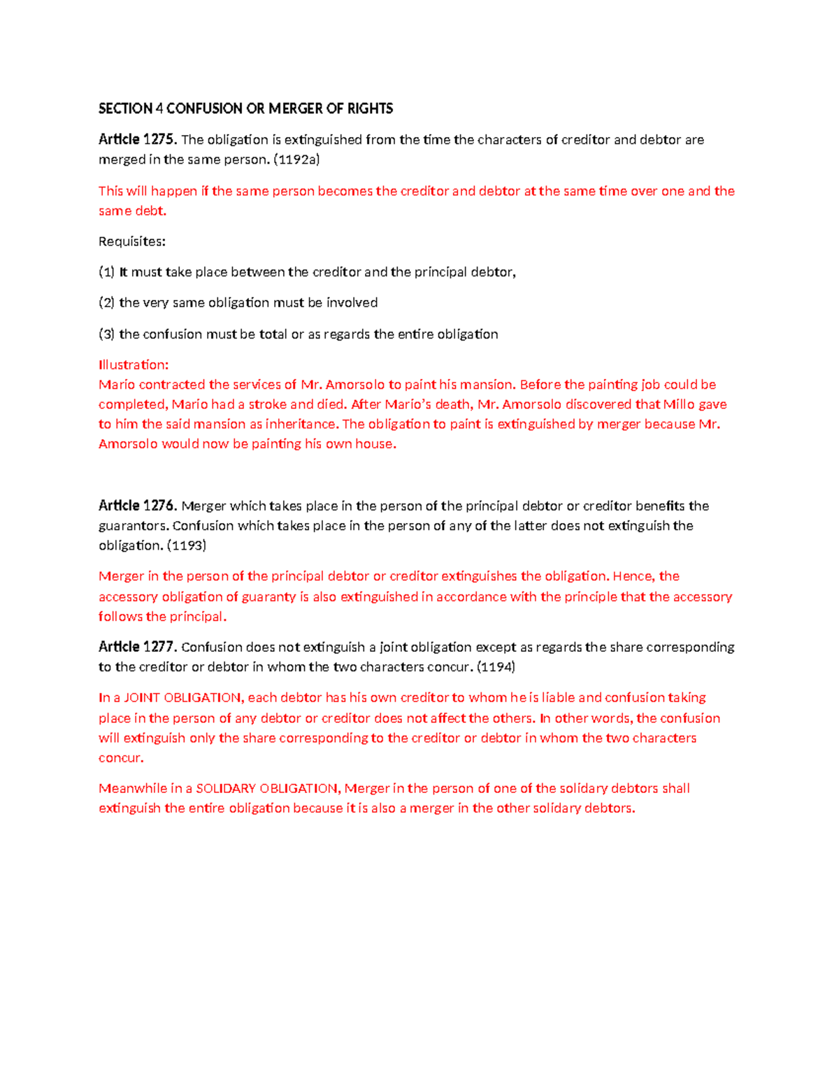 Oblicon Chapter 4: Confusion, Rescission, and Prescription of ...