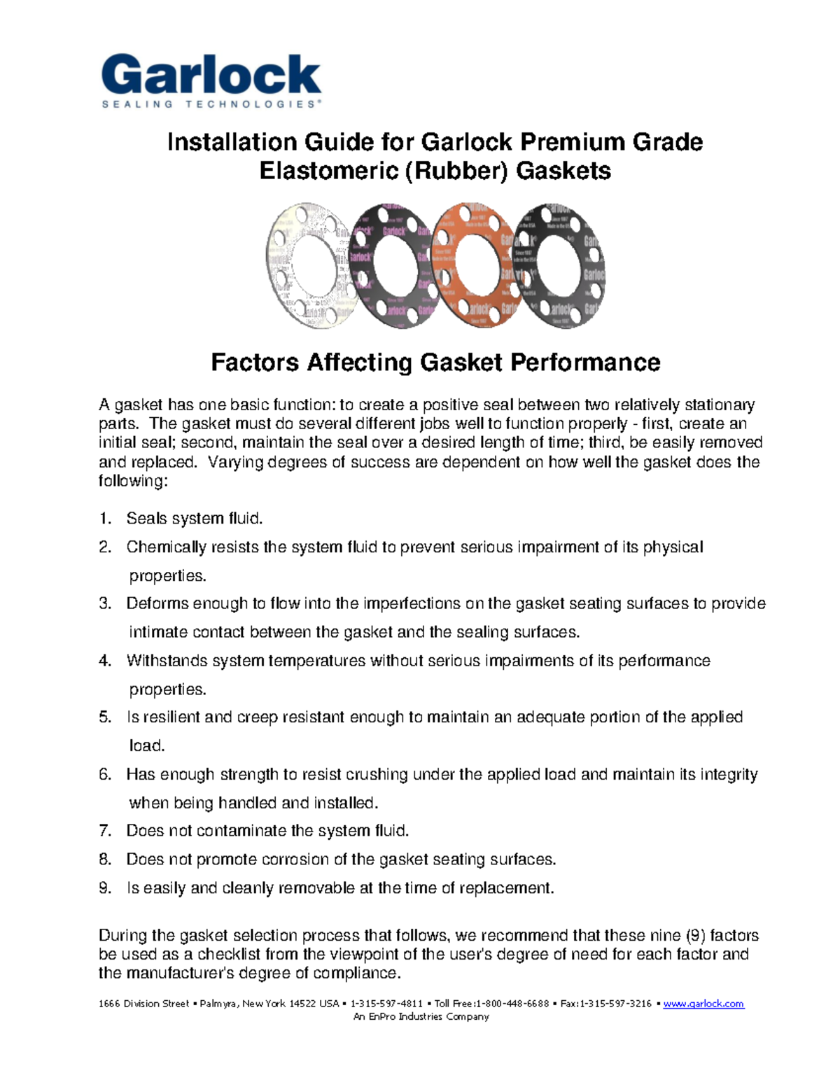 Elastomeric Gaskets Installation & Torque Values Guide - Oct 2020 - Studocu