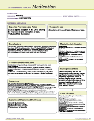 Magnesium Sulfate Medication Template - ACTIVE LEARNING TEMPLATES ...
