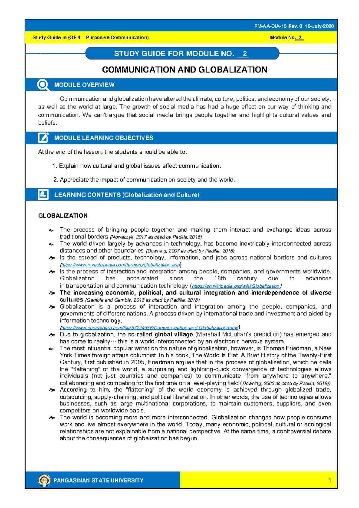 9 principles of effective communication - Purposive Communication ...