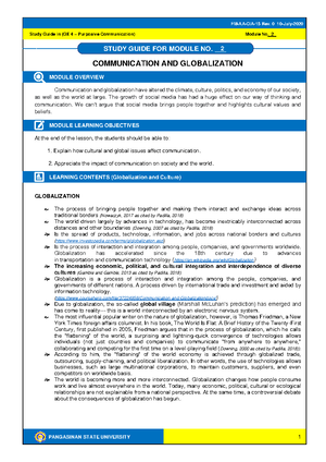Module 8 Communication FOR Academic Purposes - Purposive Communication ...
