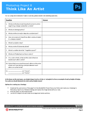 Photoshop CC21 Student Packet - P3 Hogschwartz - BRAINBUFFET ...