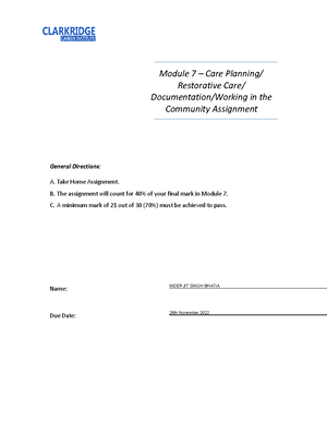 Module 5 Assignment: Abuse and Neglect Scenarios Analysis - Studocu