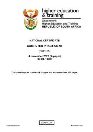 [Solved] computer practice n4 theory study guide - Computer practice ...