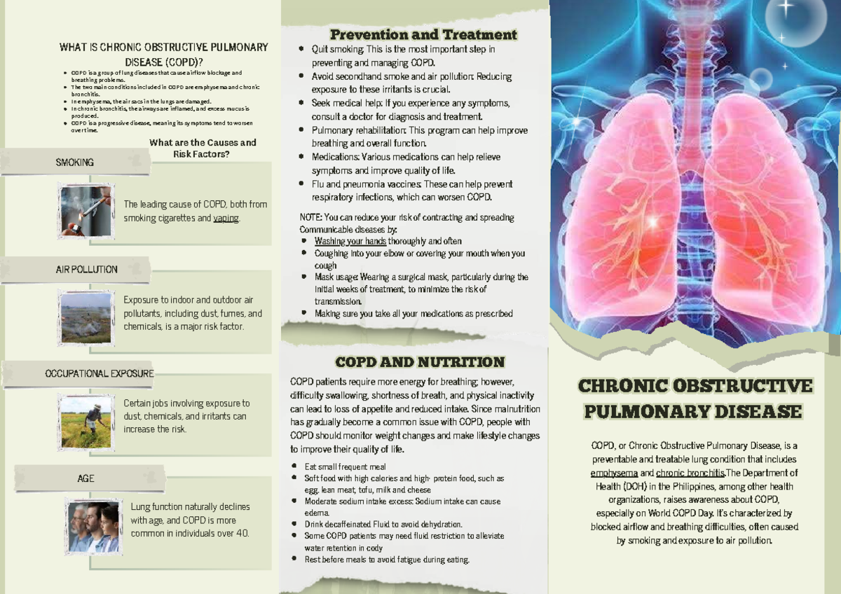 COPD Brochure - Lectures: Understanding Chronic Obstructive Pulmonary ...