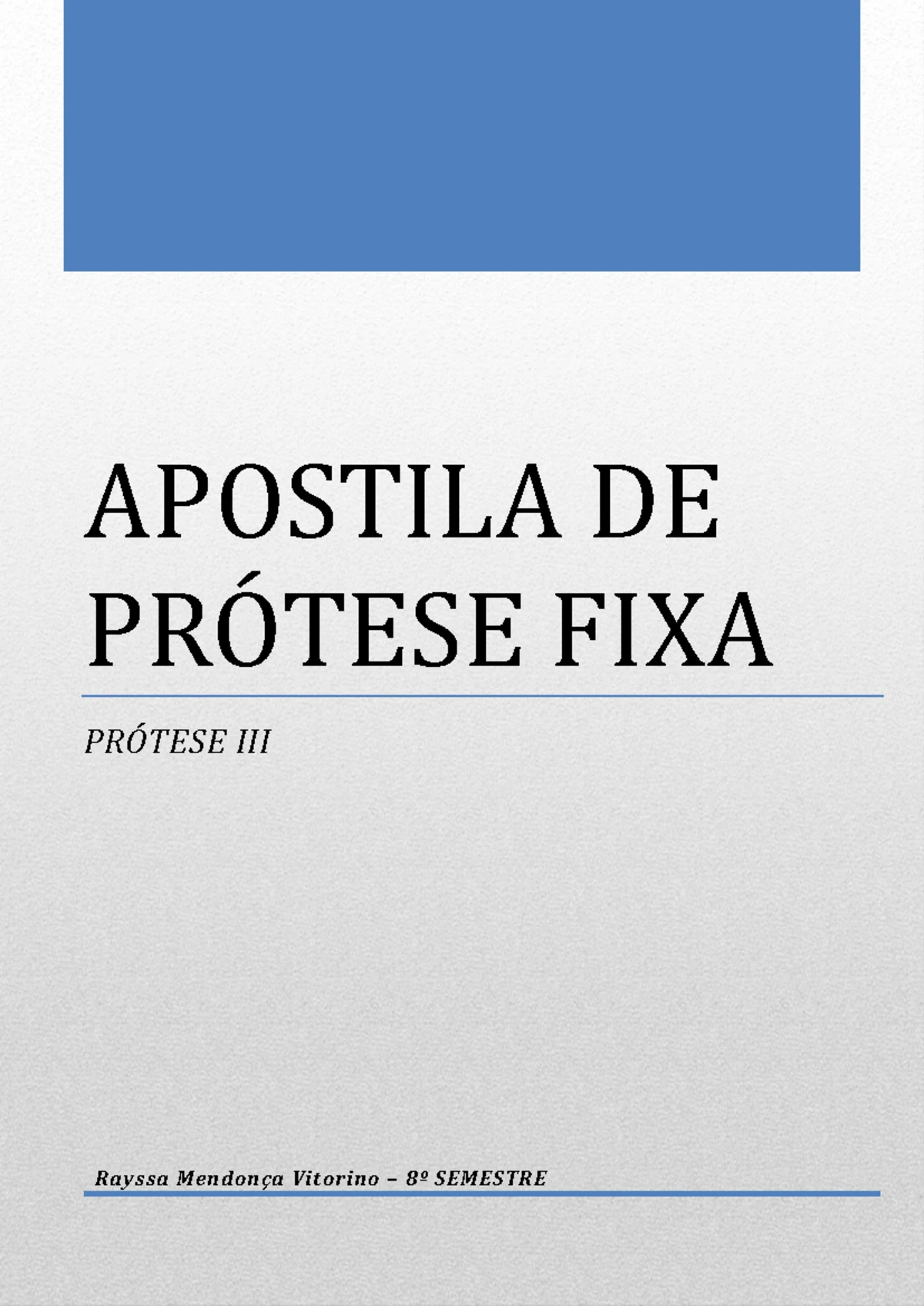 Resumo prótese fixa Preparo dentário para coroa total metaloceramica ...