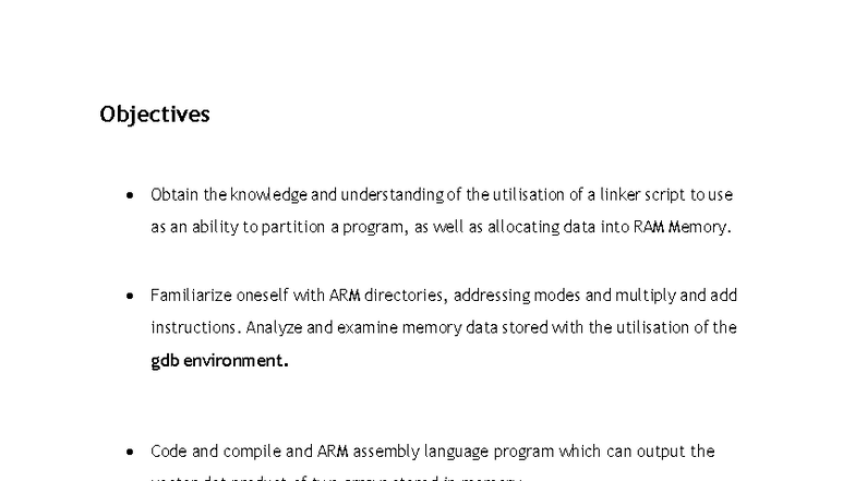 COEN 311 Lab #2: Exploring Linker Scripts and ARM Assembly Programming ...