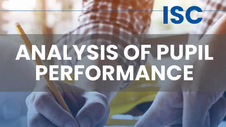 ISC 2025 Analysis of Pupil Performance in Business Studies - Studocu