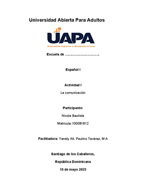 Portafolio Final Infotecnologia - Uapa Universidad Abierta Para Adultos ...