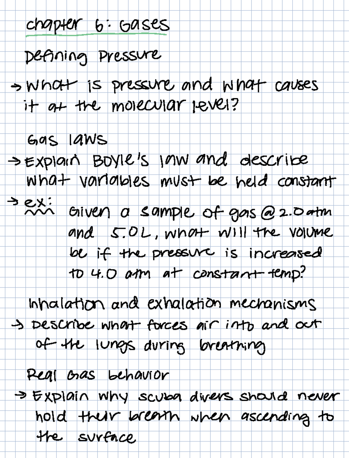 Chemistry Course Notes: Intermolecular Forces & Gas Laws for CHM 200 ...