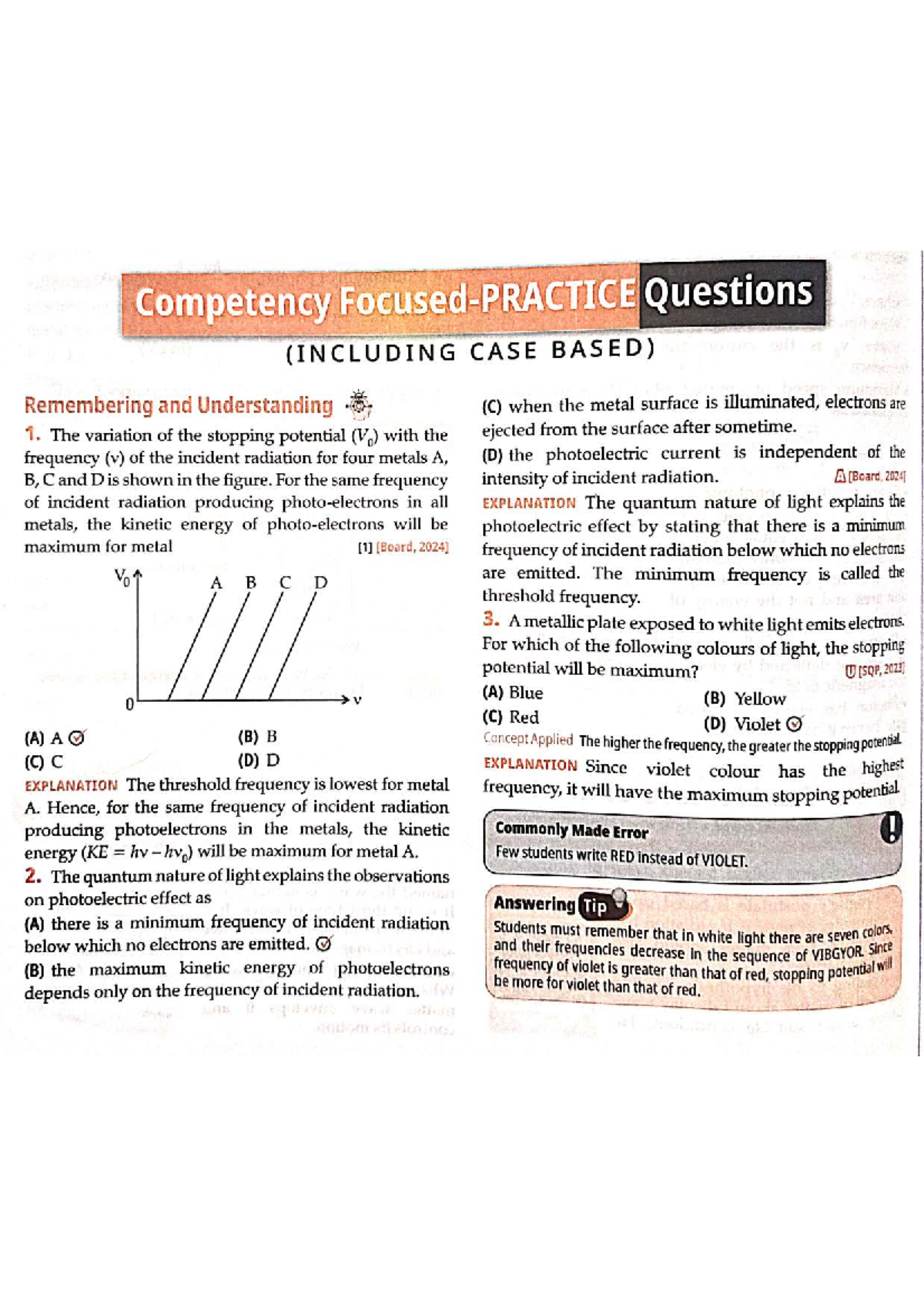 Dual Nature of Matter & Radiation (PHYS 101) - Comprehensive Study ...