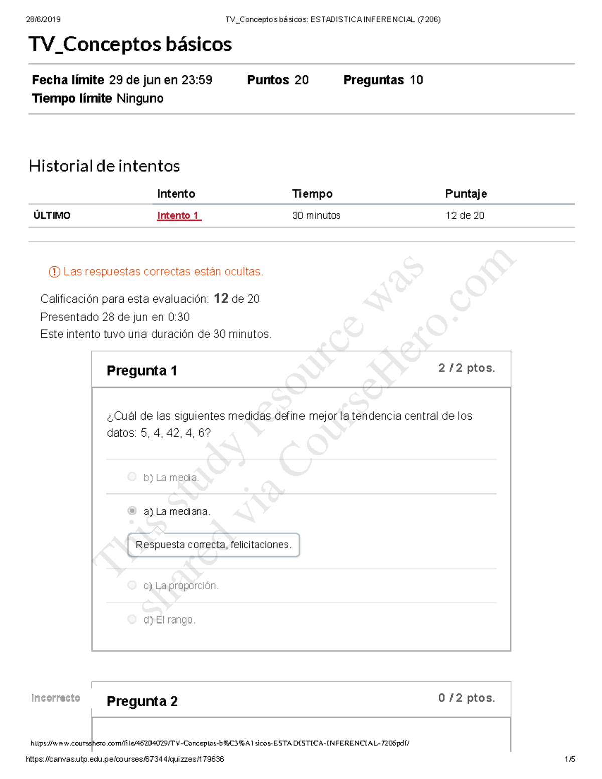 TV Conceptos b sicos Estadistica Inferencial 7206 - TV_Conceptos básicos Fecha límite 29 de jun ...