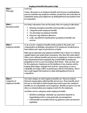 Script-for-Reporting - Slide Script 1 Good morning, everyone. Today, we ...