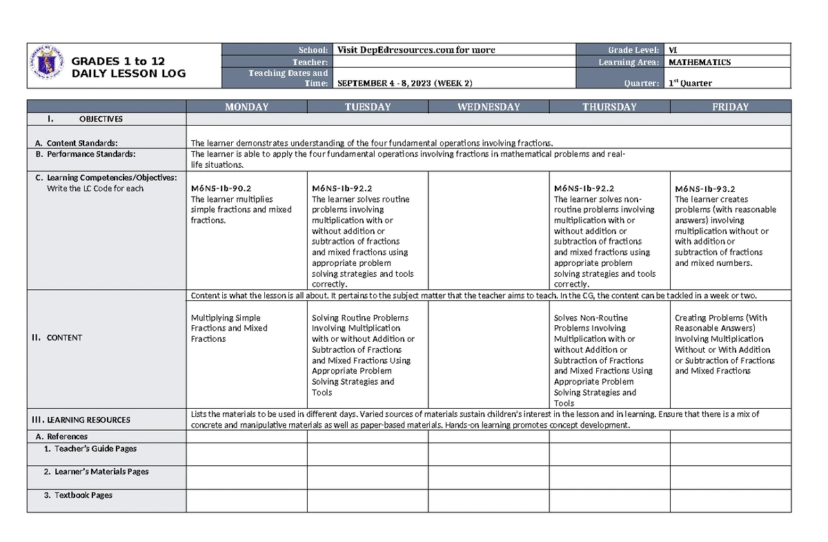 Detailed Lesson Plan: Problem Solving with Parallelograms, Trapezoids ...