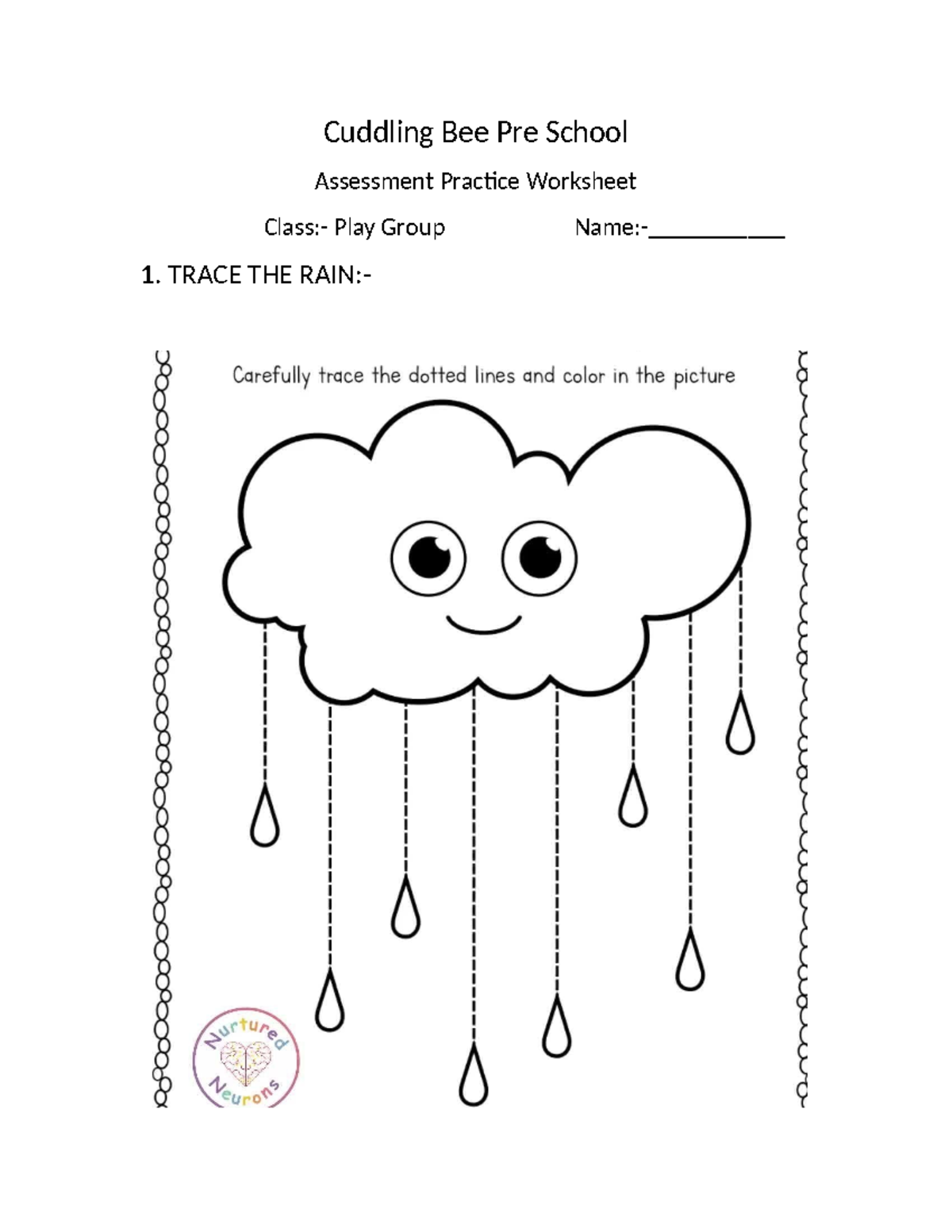 English Worksheet ( Play Group) - English A: Literature SL - Cuddling ...