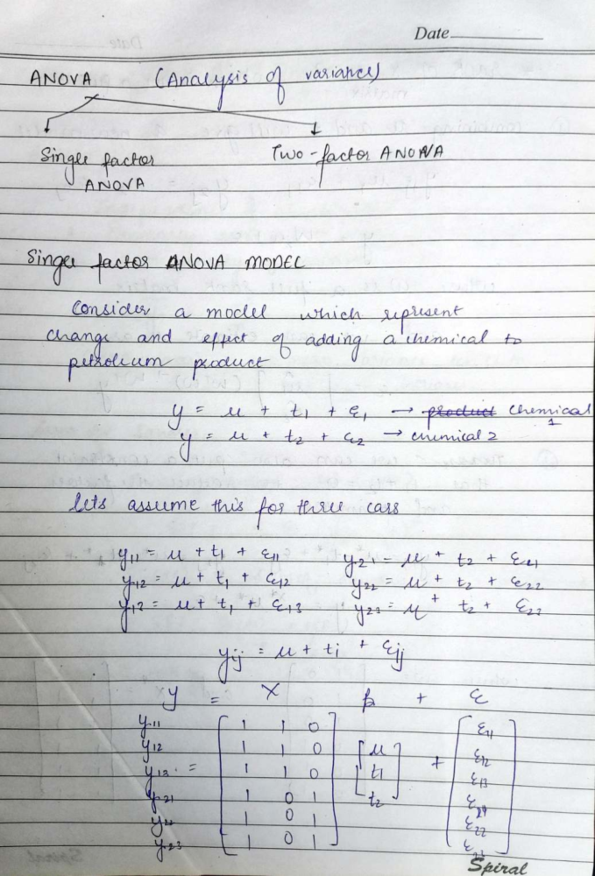 Title: UNIT-2 SSDMA: ANOVA Techniques and Factorial Experiments Notes ...