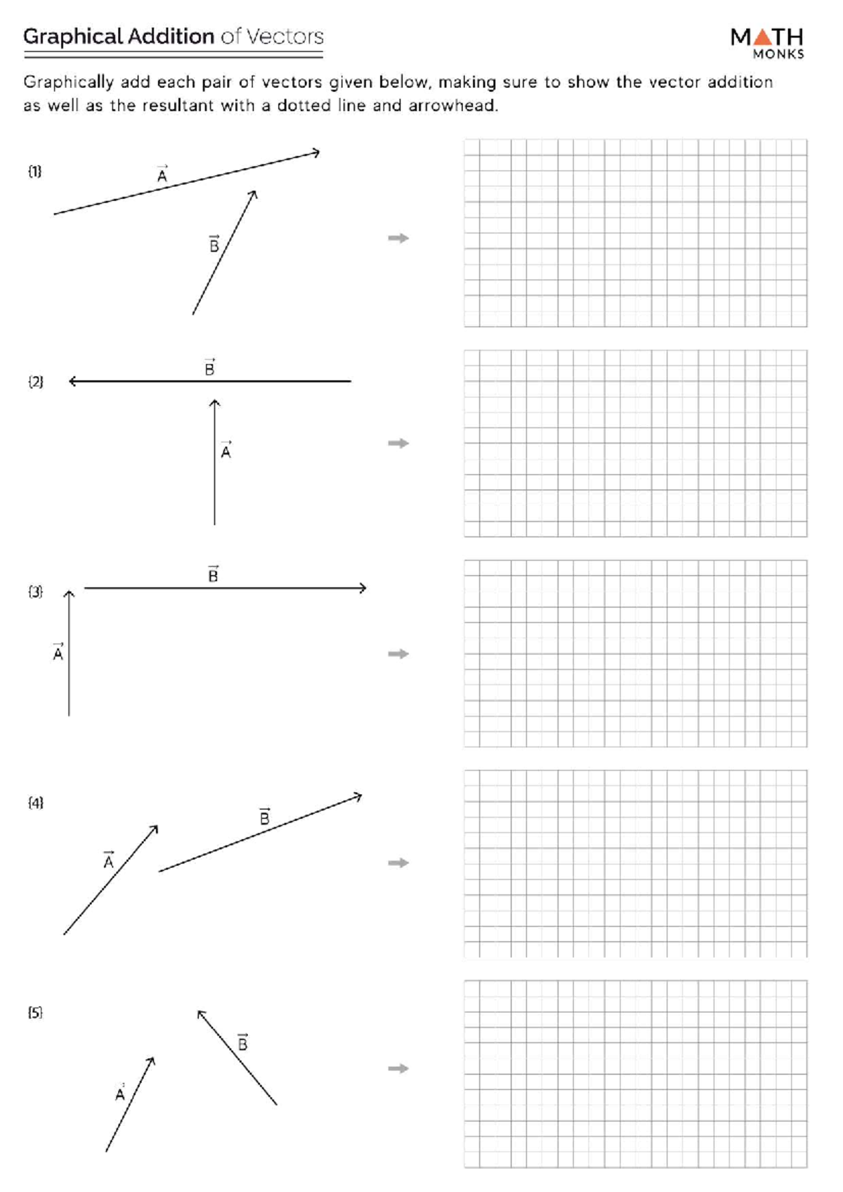 Graphical Addition of Vectors Worksheet with Answers - Studocu