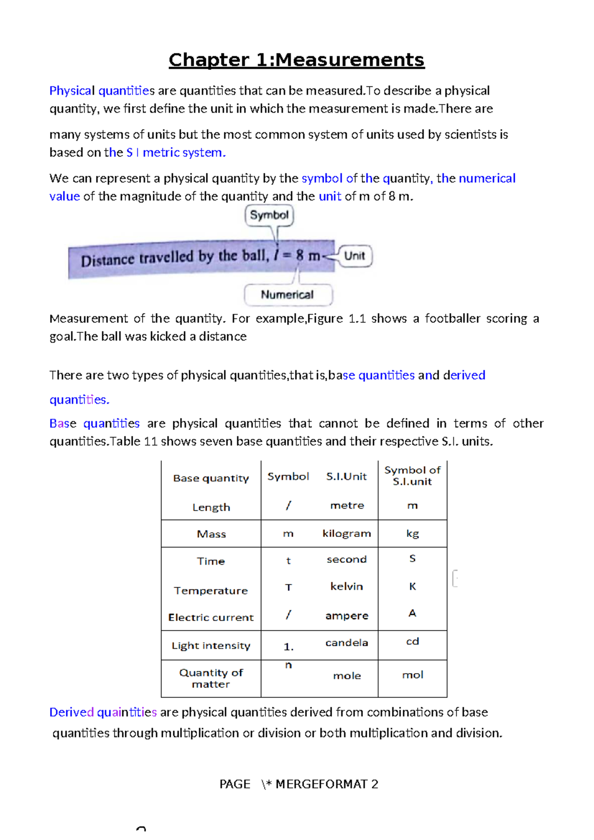 Chapter 1: Measurements in IGCSE Physics Year 10 - Studocu