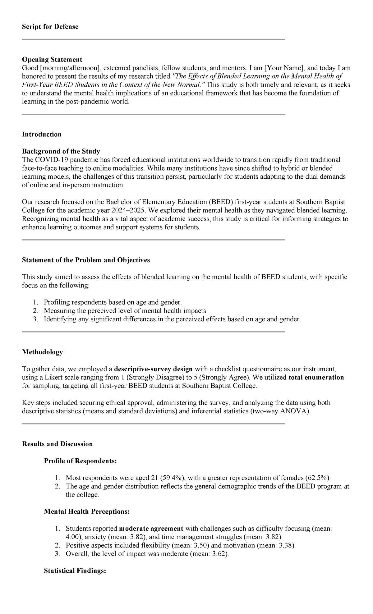 Script-for-Defense - ..... - Script for Defense Opening Statement Good ...