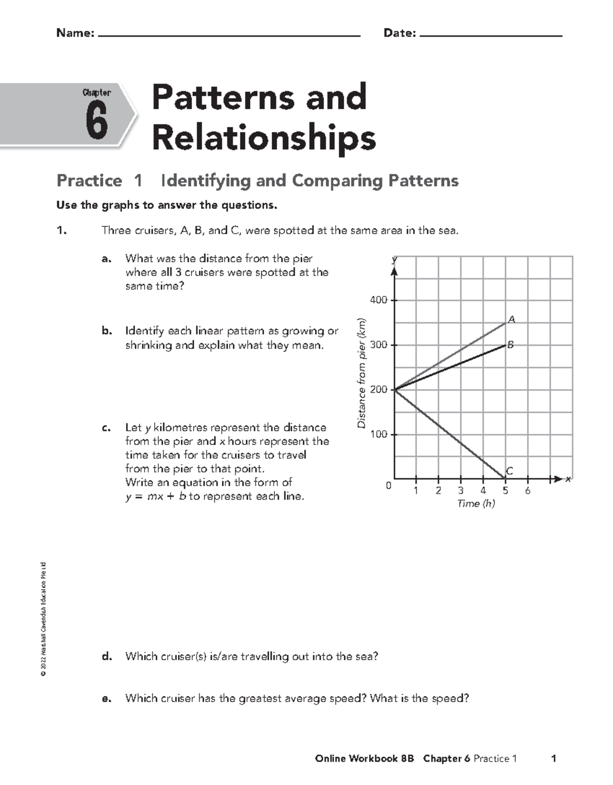 Mmp8 WB Ch06 - Quiz & Practice on Patterns and Relationships - Studocu