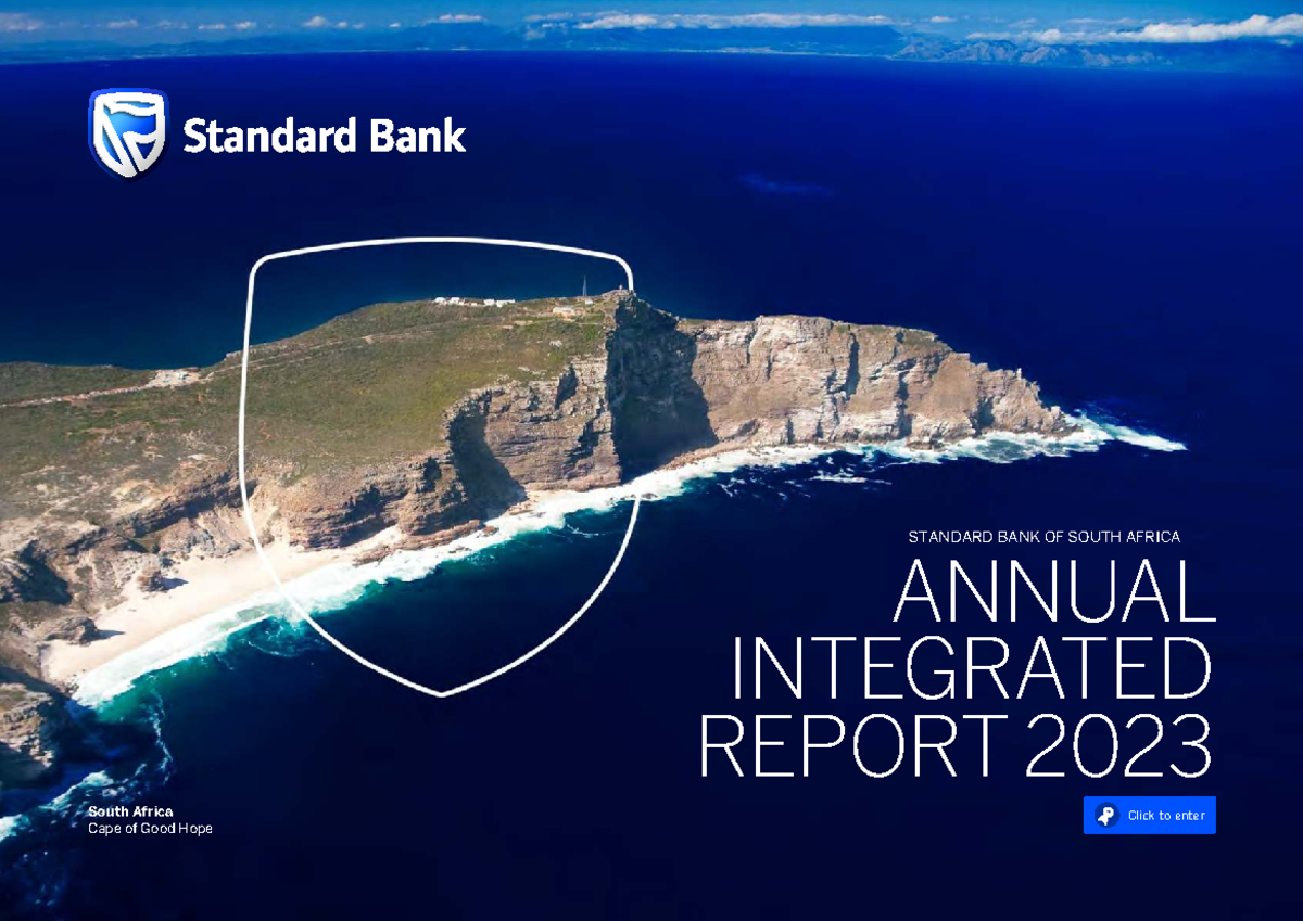 SBSA Annual Integrated Report 2023 - Summary and Key Insights - Studocu