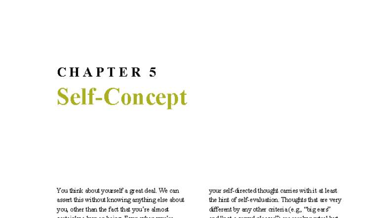 Self-Concept Insights: Understanding the Self in Social Psychology (PSY ...