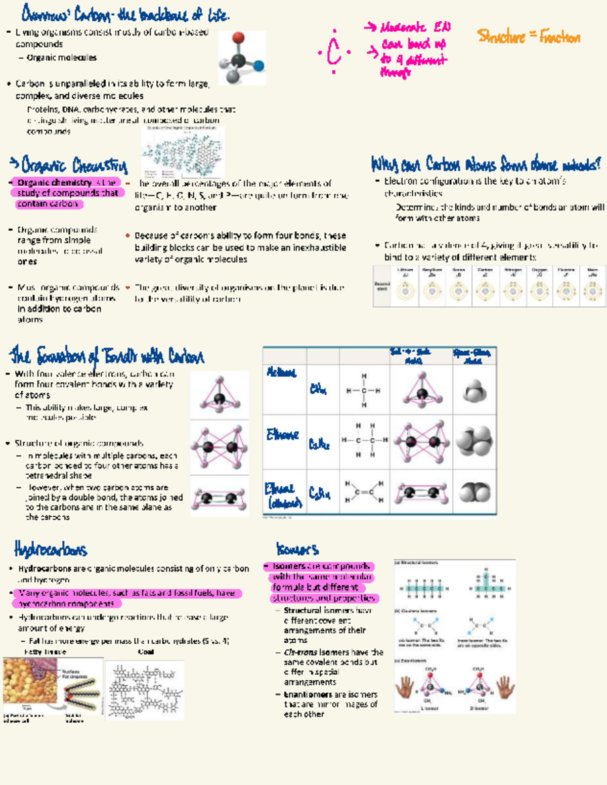 Organic Chemistry: The Role of Carbon in Diverse Molecular Structures ...