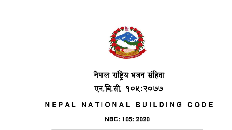 NBC 105: 2020 - Seismic Design Guidelines for Buildings in Nepal - Studocu
