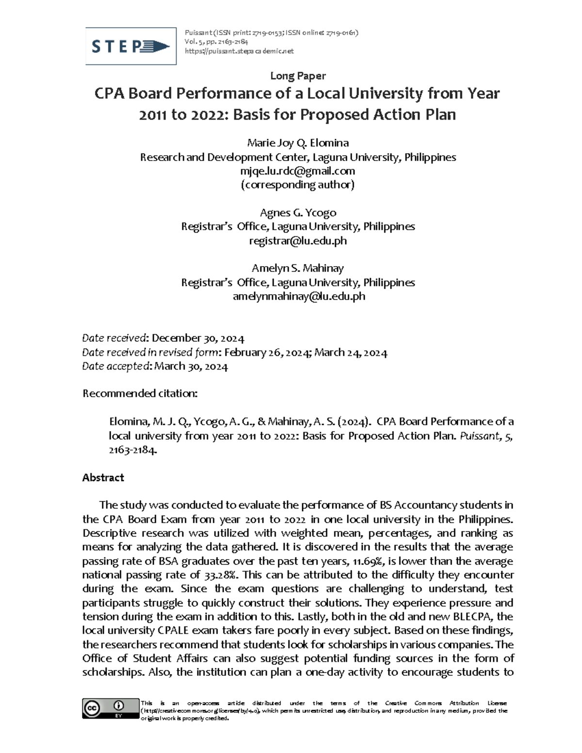 Article Text aksj - Puissant (ISSN print: 2719 - 0153 ; ISSN online ...