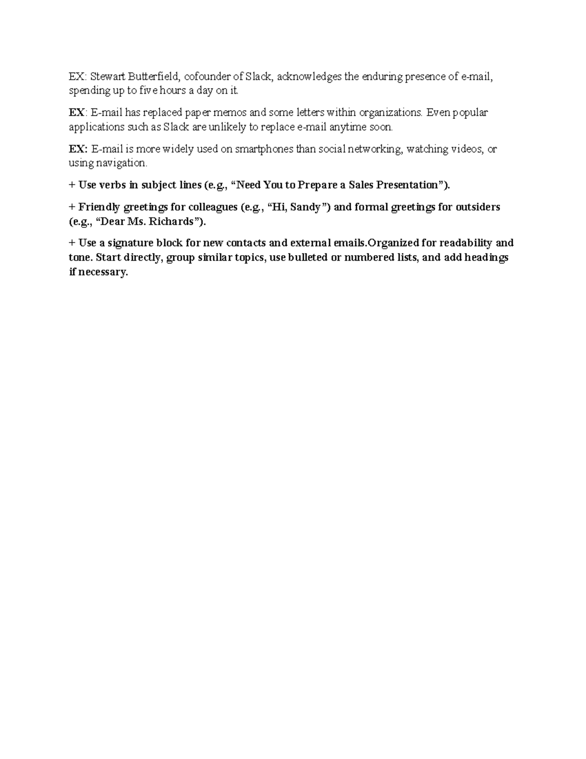 EXample for script - English officement - EX: Stewart Butterfield ...