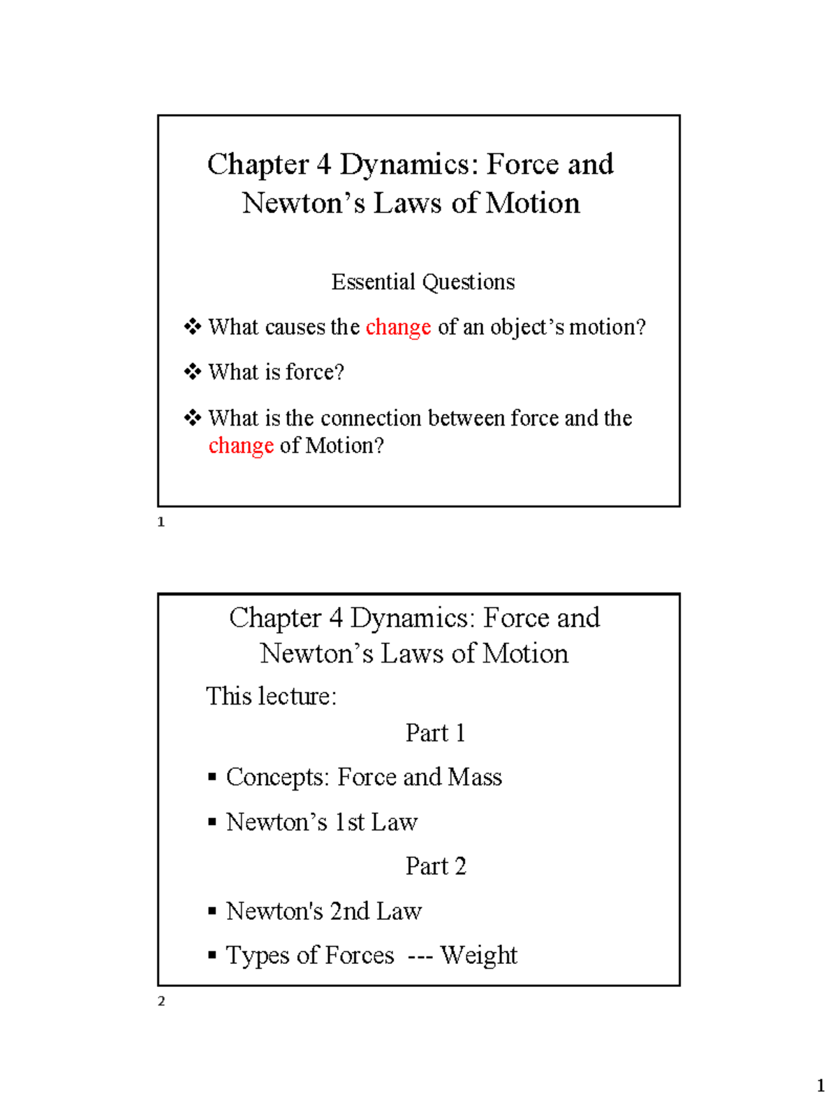 Physics 21: Final Exam Notes on Dynamics & Newton's Laws - Studocu