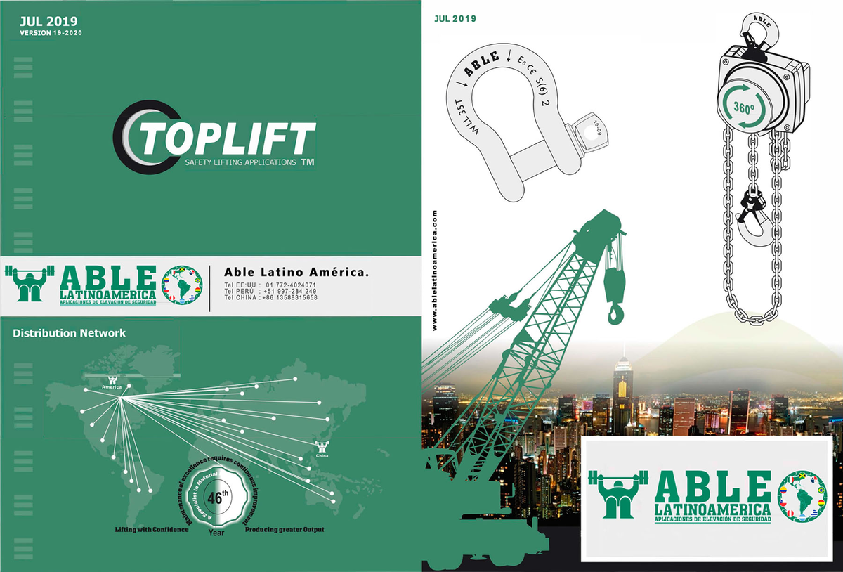 Catálogo de Productos ABLE - Elevación y Seguridad en Latinoamérica - Studocu