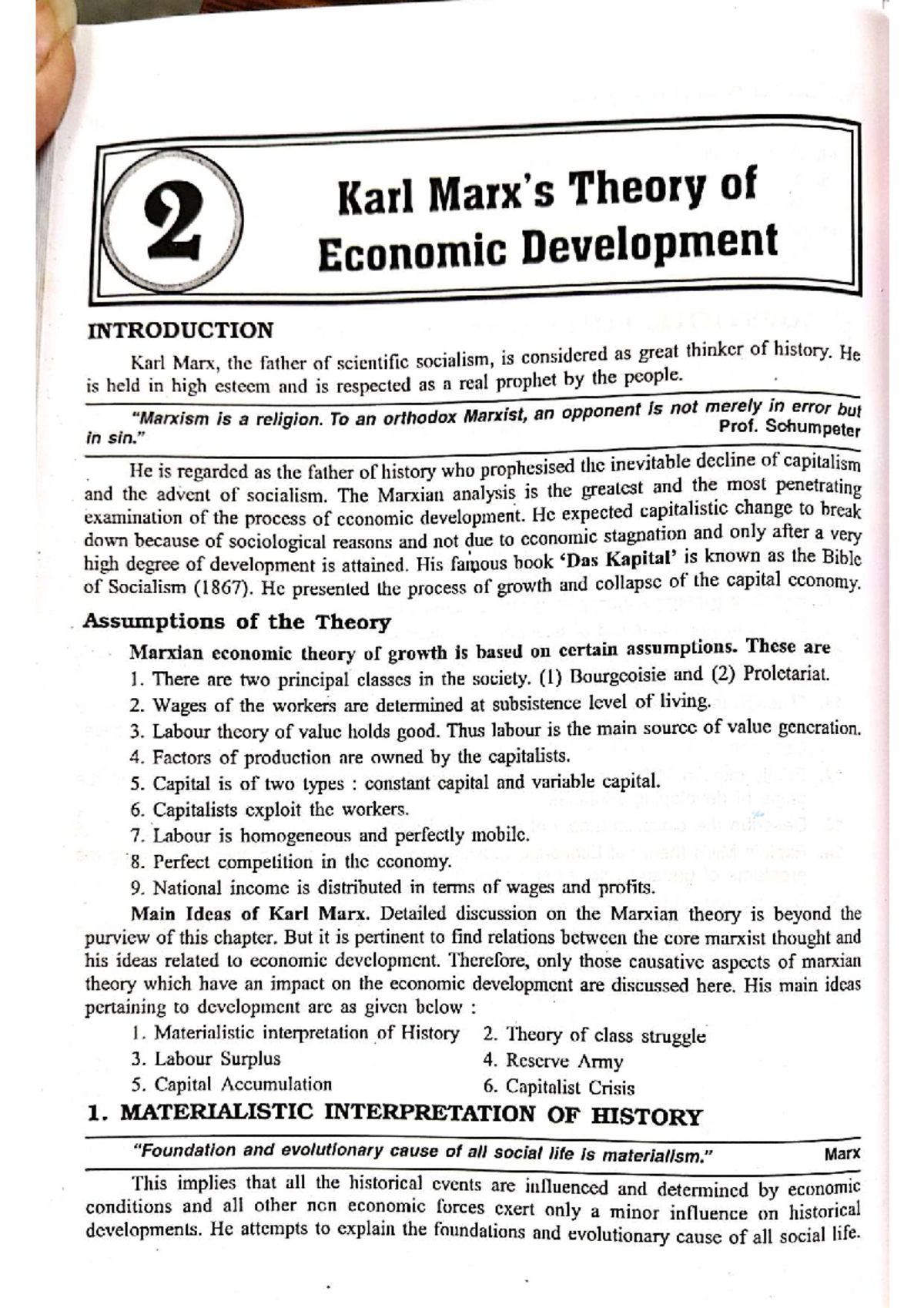 Marxist Theory Of Development