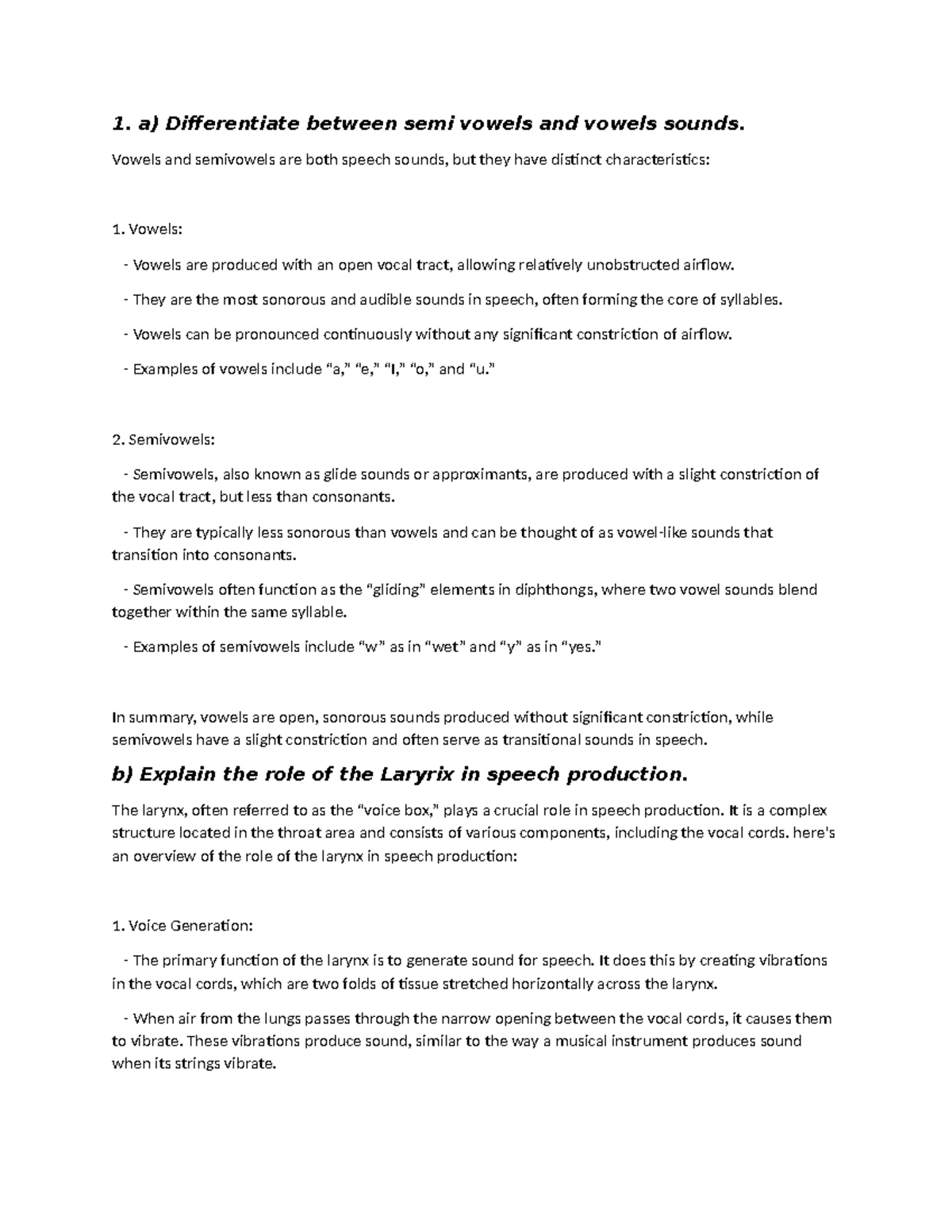 Phonetics and phonology study notes (ENG 101) - Studocu