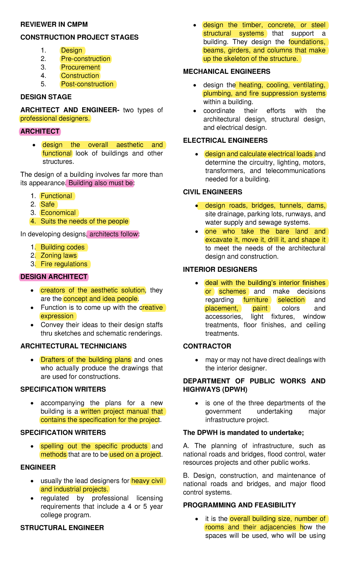 Reviewing Construction Project Stages in CMPM - A Comprehensive Guide ...