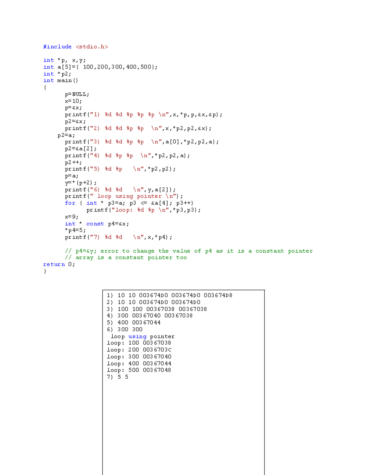 Pointers and Function Calling by Reference (CS101 Lecture Notes) - Studocu