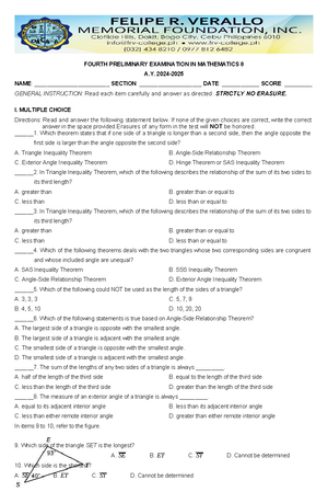 SEMI- Final Examination (SHS) - SEMI-FINAL EXAMINATION IN STATISTICS ...