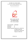 Lap trinh python - PTIT - Studocu