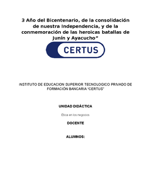 F.D.C CASO AA4 Grupo 4 - informe - INSTITUTO SUPERIOR TECNOLÓGICO DE ...