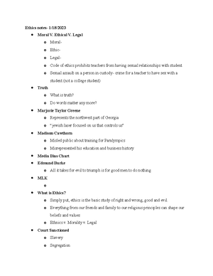 Ethics Notes 3 - Ethics-Criminal Justice Ch. 4 Notes Learning Police ...
