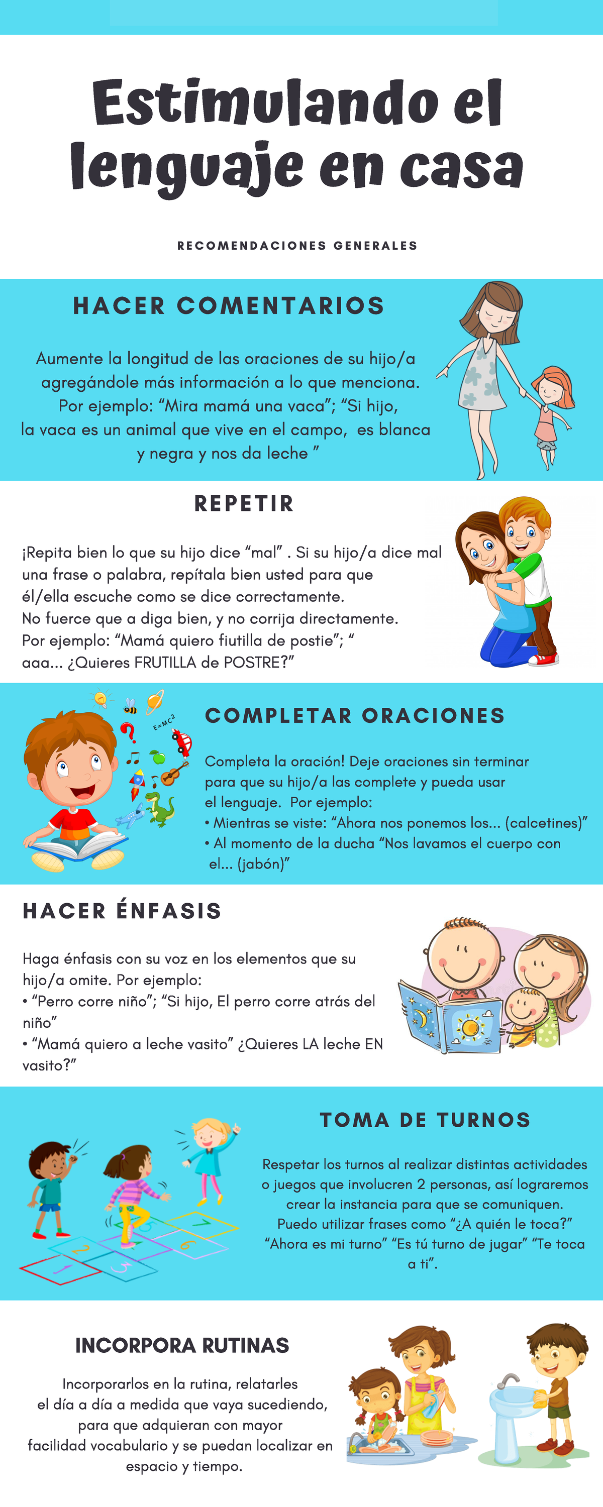 Recomendaciones para Estimular el Lenguaje en Casa - Studocu