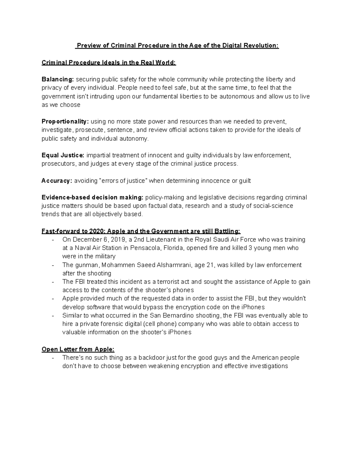 Chapter 1 Crim Proceudre - Preview of Criminal Procedure in the Age of ...