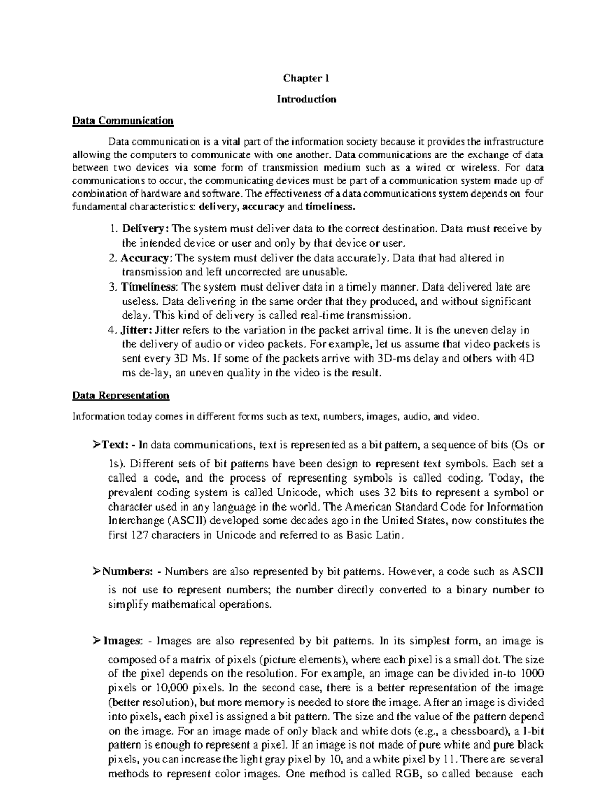 Data Communication Essentials: A Study on Systems and Transmission (DCS 101) - Studocu