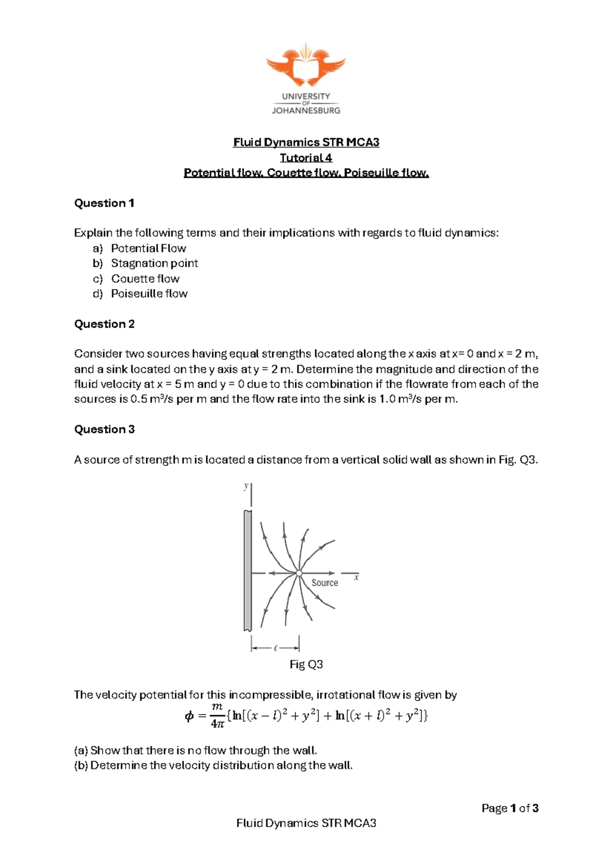 Fluid Dynamics 3A - Summary of Fluid Properties and Tables - Studocu